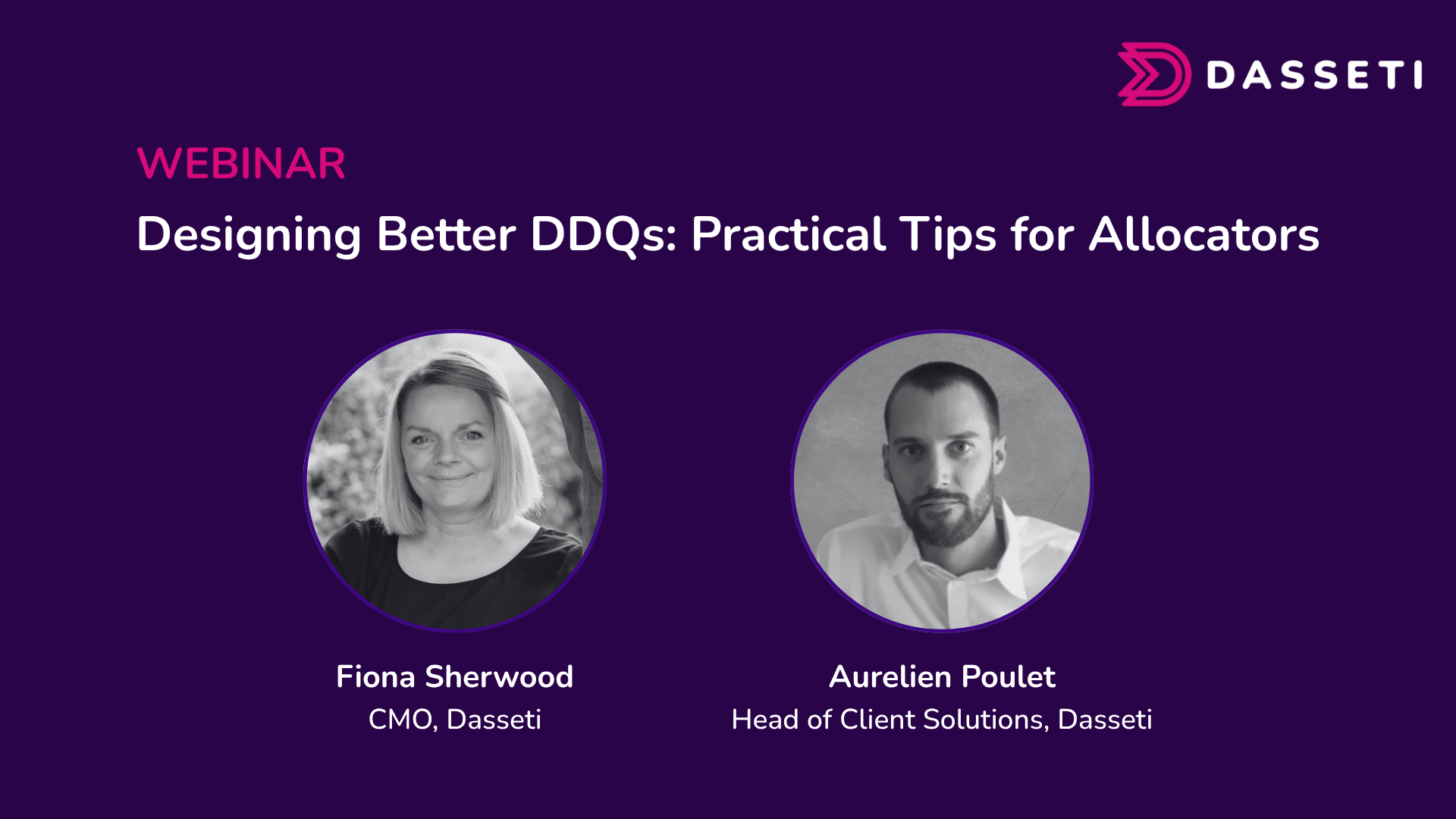 Webinar: Designing Better DDQs - Practical Tips for Allocators
